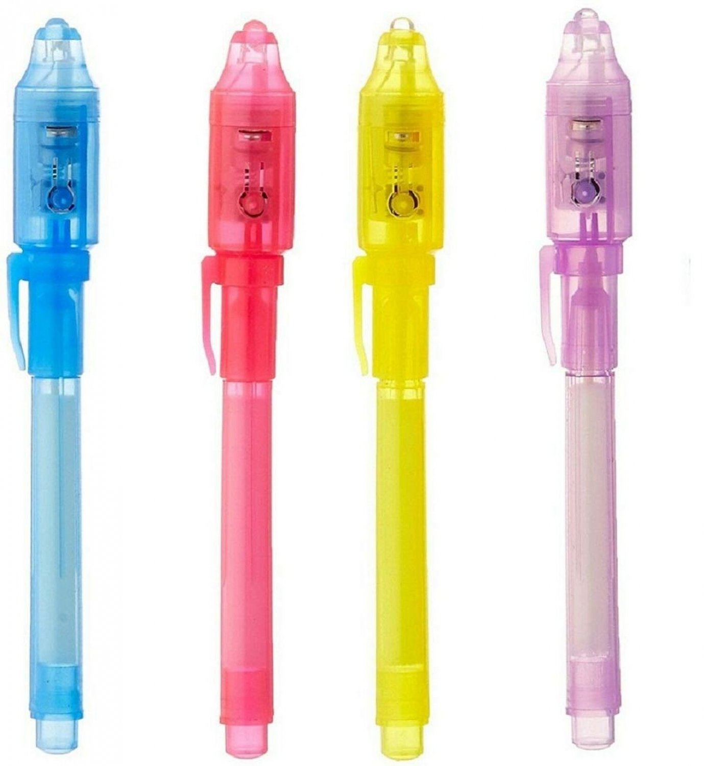 KERRT Invisible Pen with UV Light Secret Message Pens(Pack of 4)