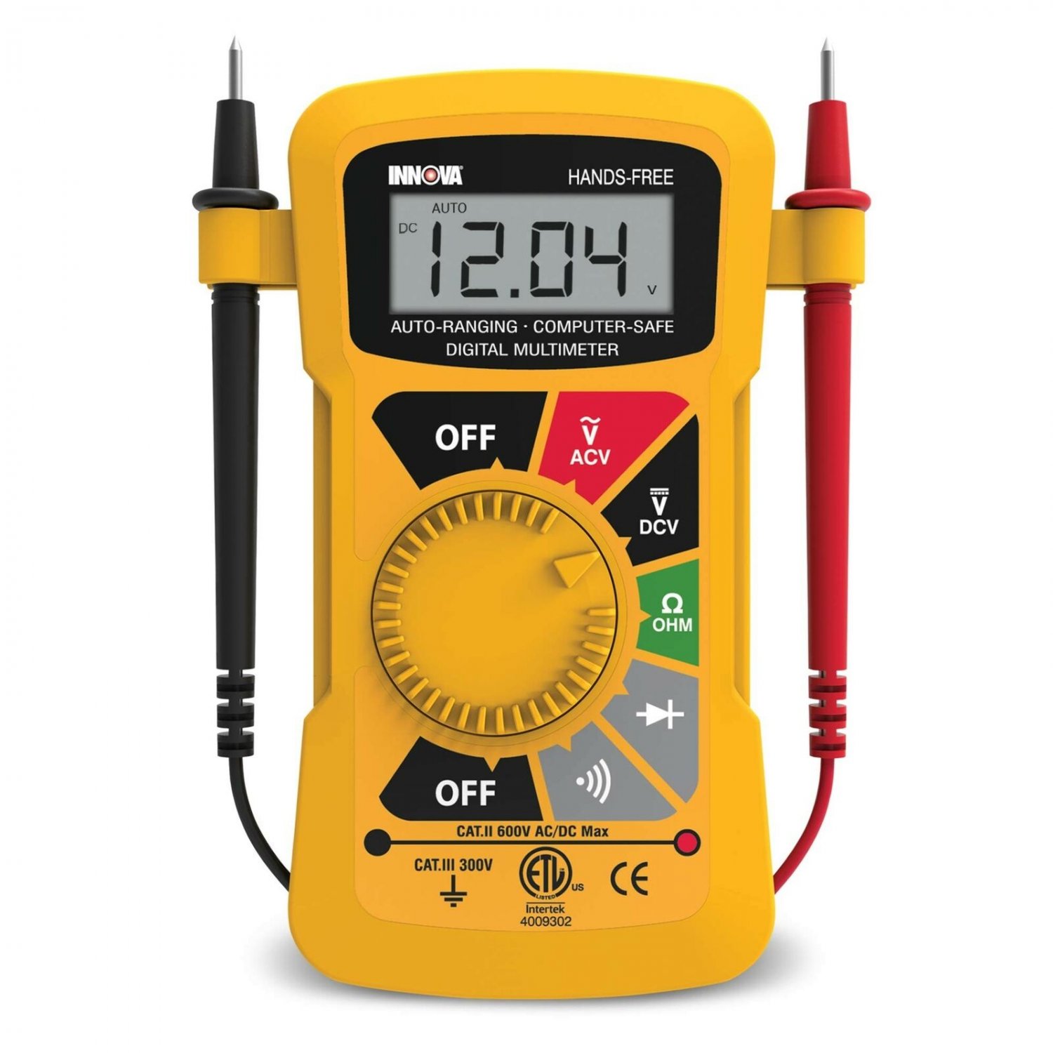 INNOVA 3300 Hands-free Digital Multimeter (10 MegOhm)