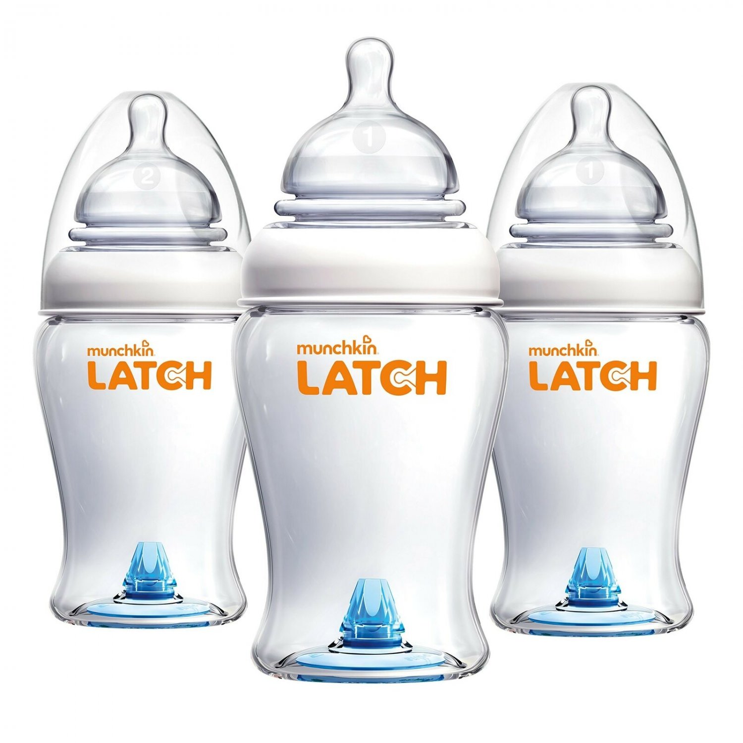 Munchkin Latch Anti-Colic Baby Bottle with Ultra Flexible Breast-like ...