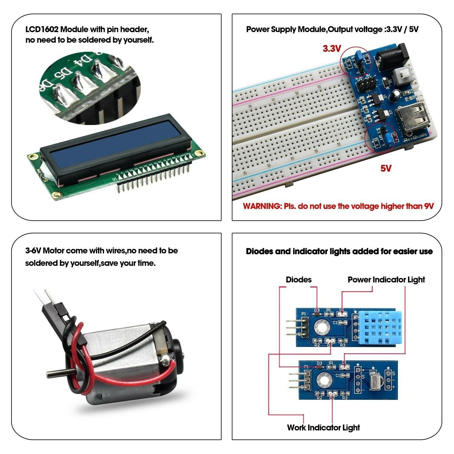 Rexqualis Arduino Uno R3 Starter Kit With Detailed Tutorial For Arduino