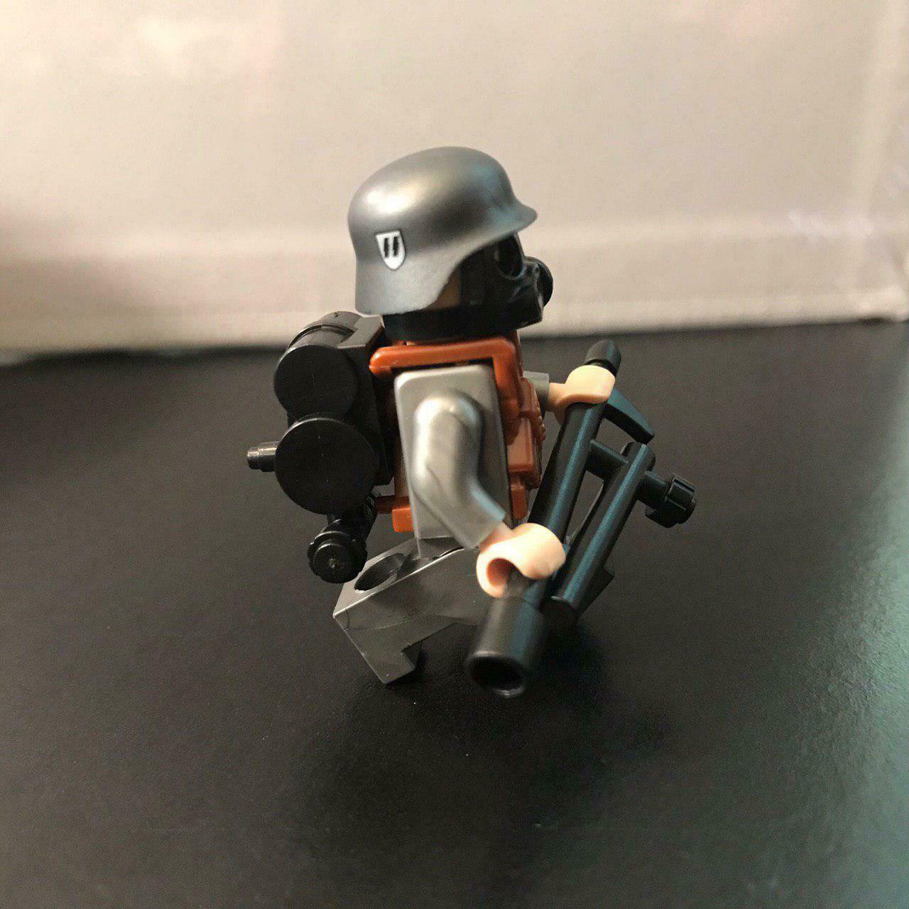 WW2 Custom Lego German Flame Thrower Mini Figure Military