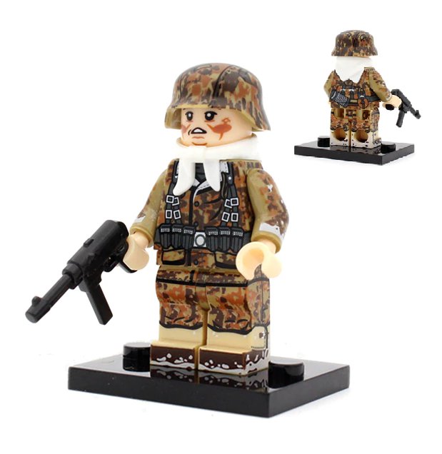 World War 2 Lego Mini figure German Military Soldiers WW2 With MP40 4 ...