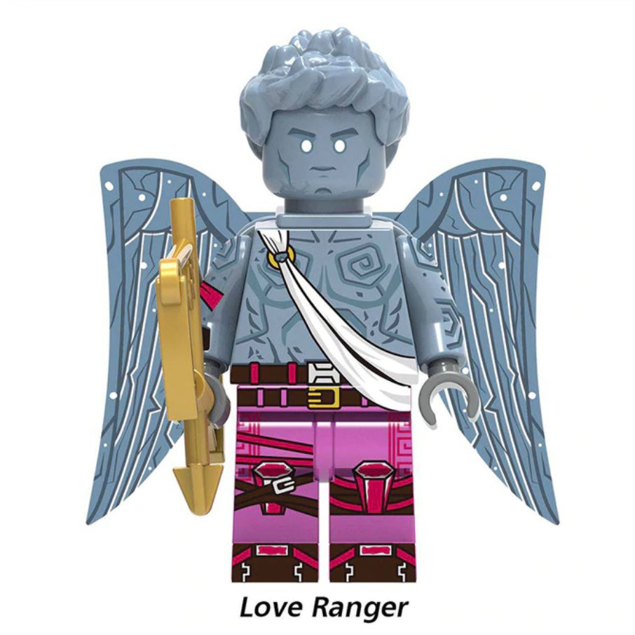 Fortnite Lego Mini figure Omega Love Ranger Carbide