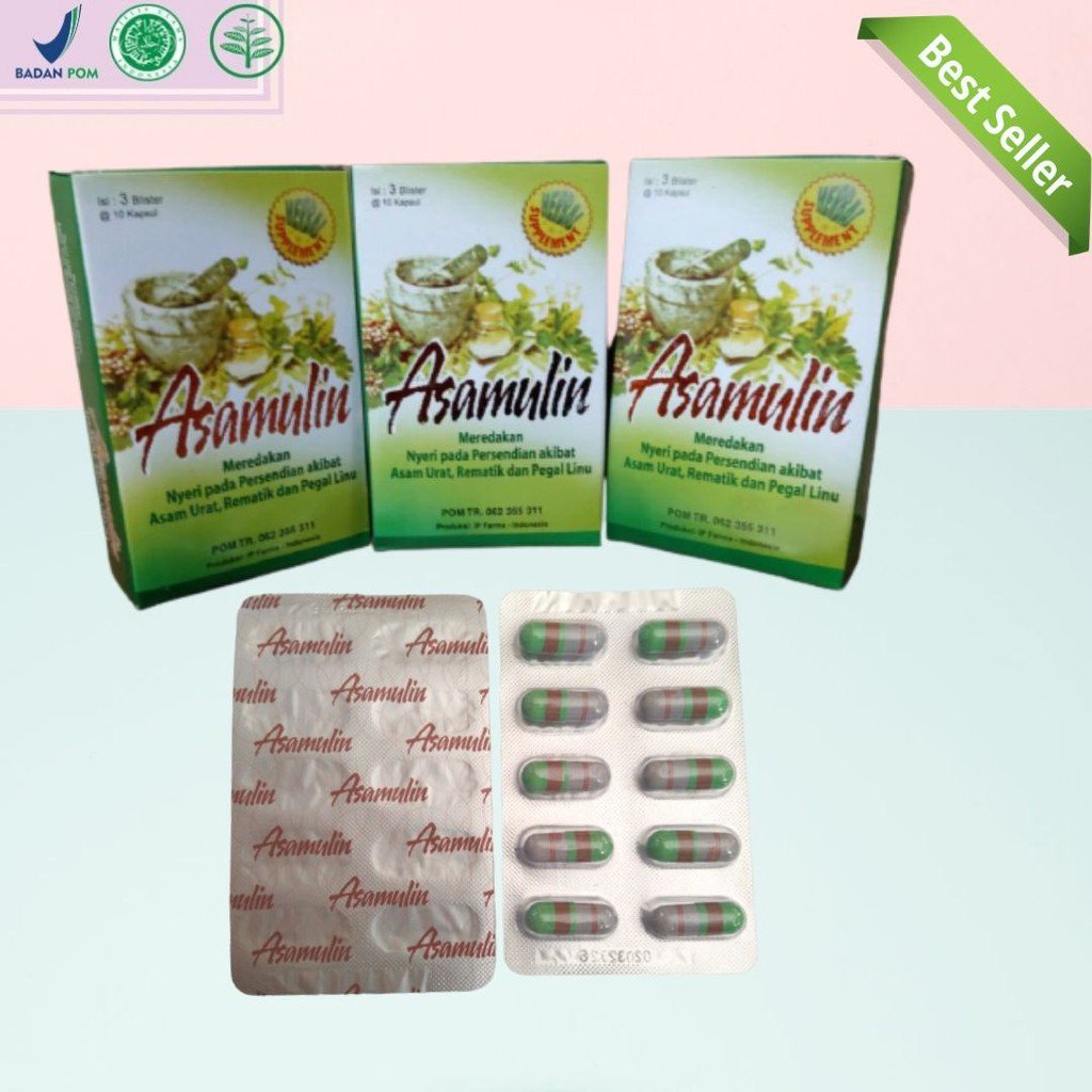 AsamUlin Herbal for Relieve Gout Rheumatics, Cholesterol, Blood Clots ...
