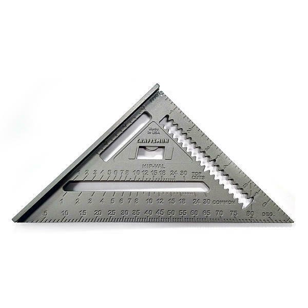 Craftsman 7 Inch Aluminum Rafter Square