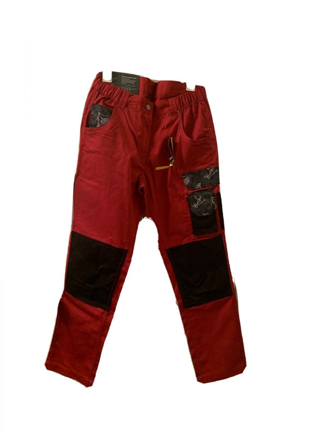 Parkside Performance Women's Burgundy Black Work Casual Pants w Pockets ...