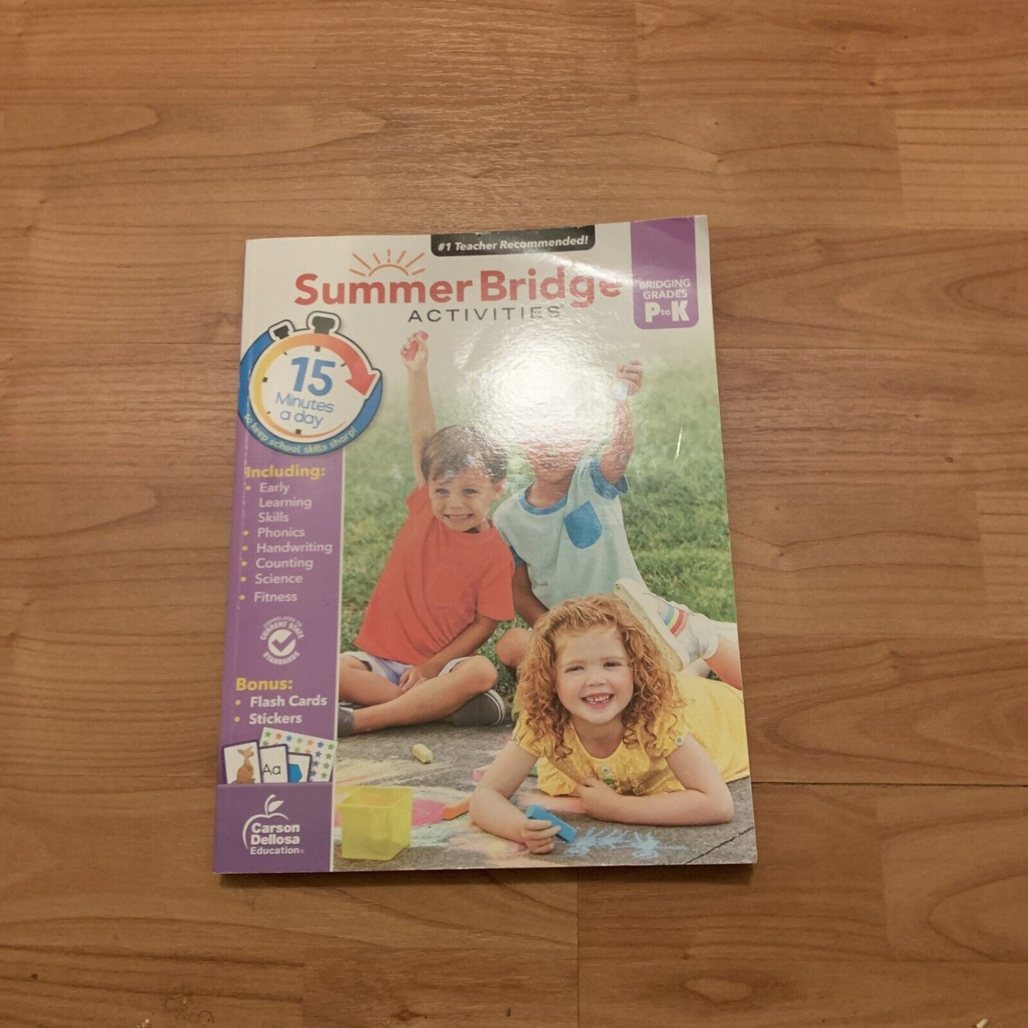 Summer Bridge Activities Bridging for Grades Pre-K Workbook