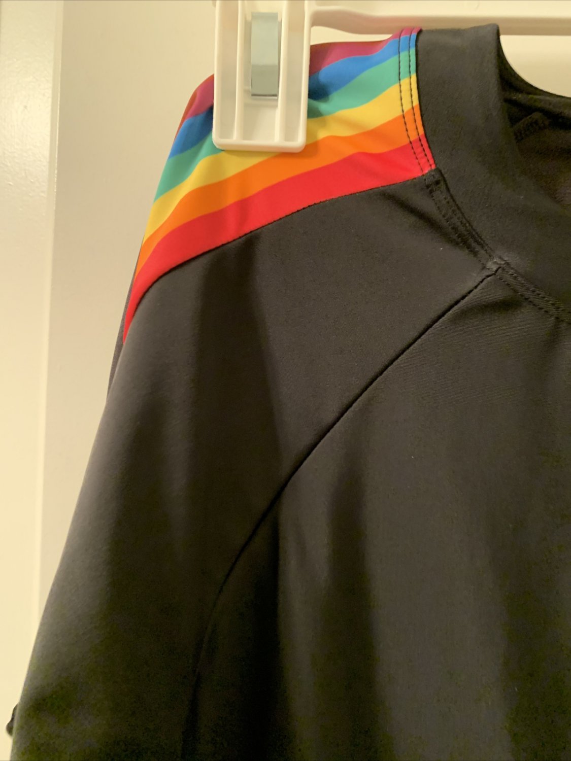 Humankind x Target One Piece Swim Suit Unisuit Pride Black Rainbow ...