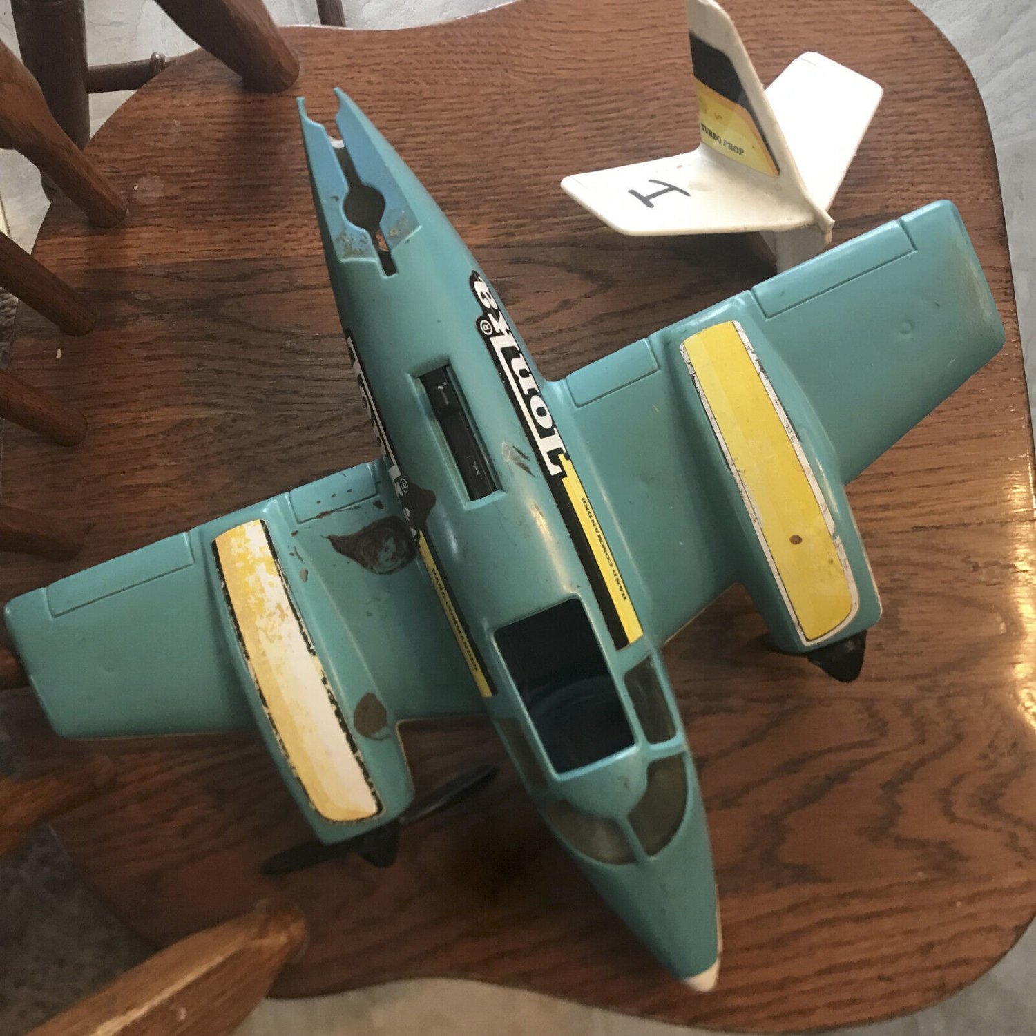 Vintage 1979 Tonka Hand Commander Plane Turbo Prop Blue Airplane ...