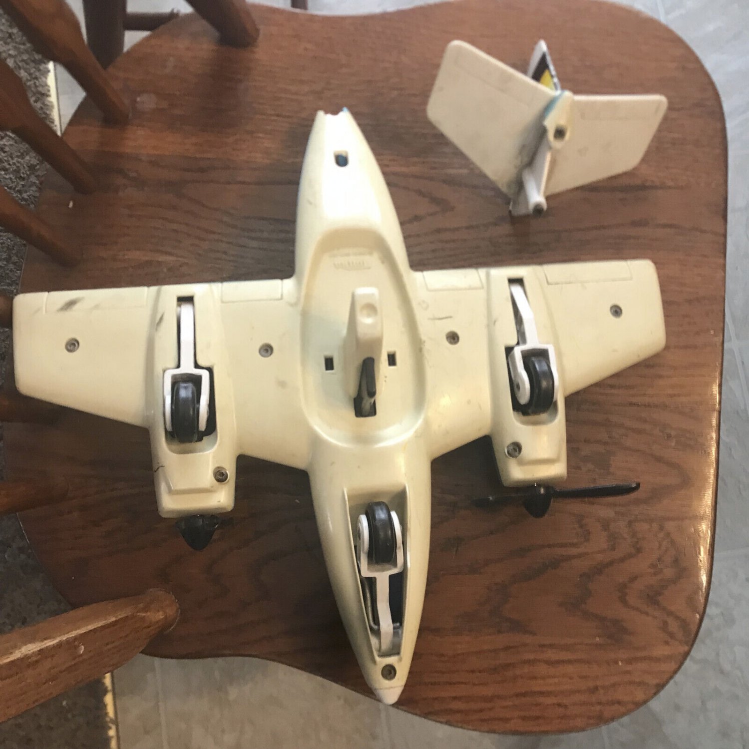 Vintage 1979 Tonka Hand Commander Plane Turbo Prop Blue Airplane ...