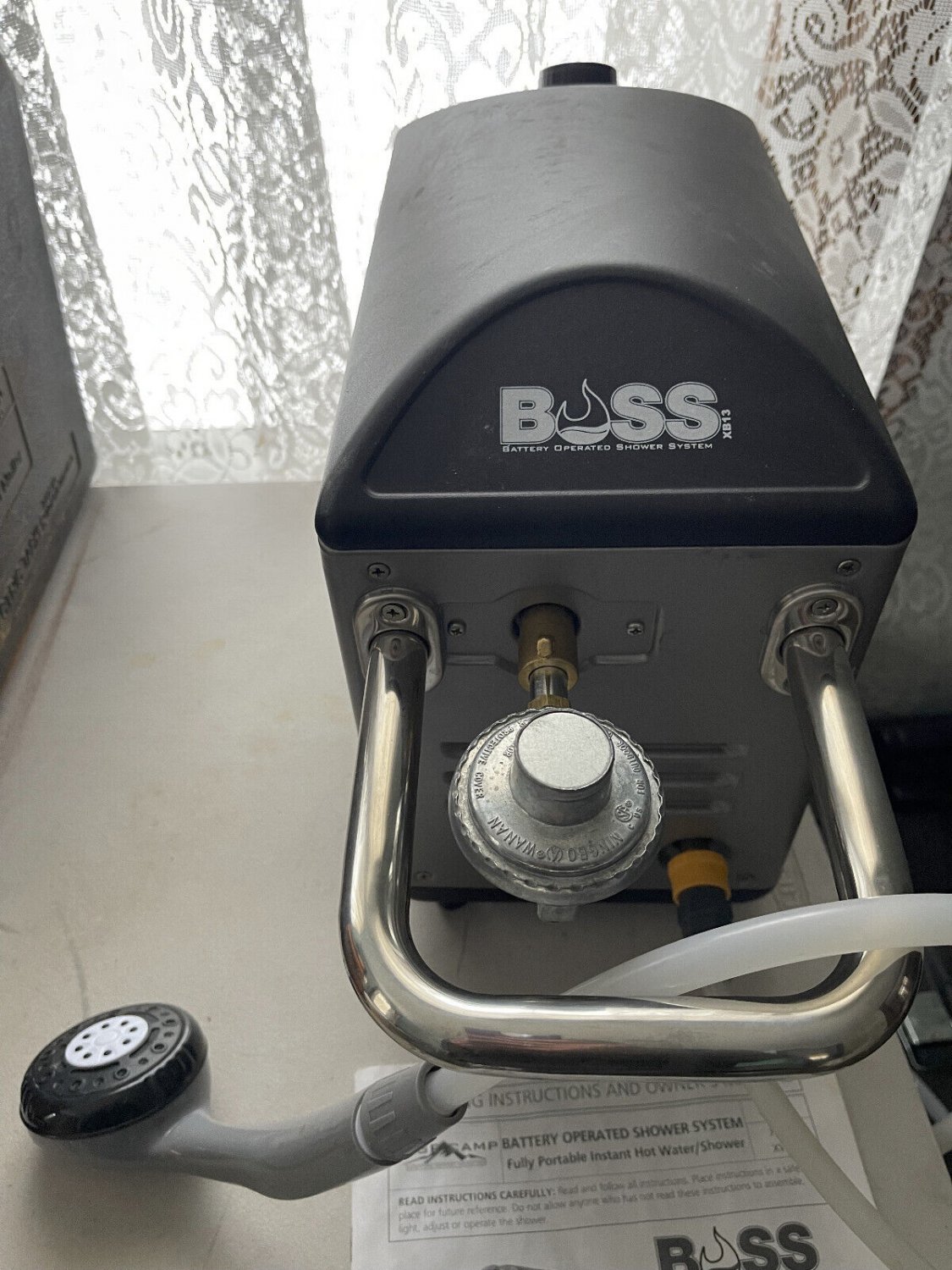 Boss Base Camp Outdoor System Battery Shower for Camping Bug Out ...