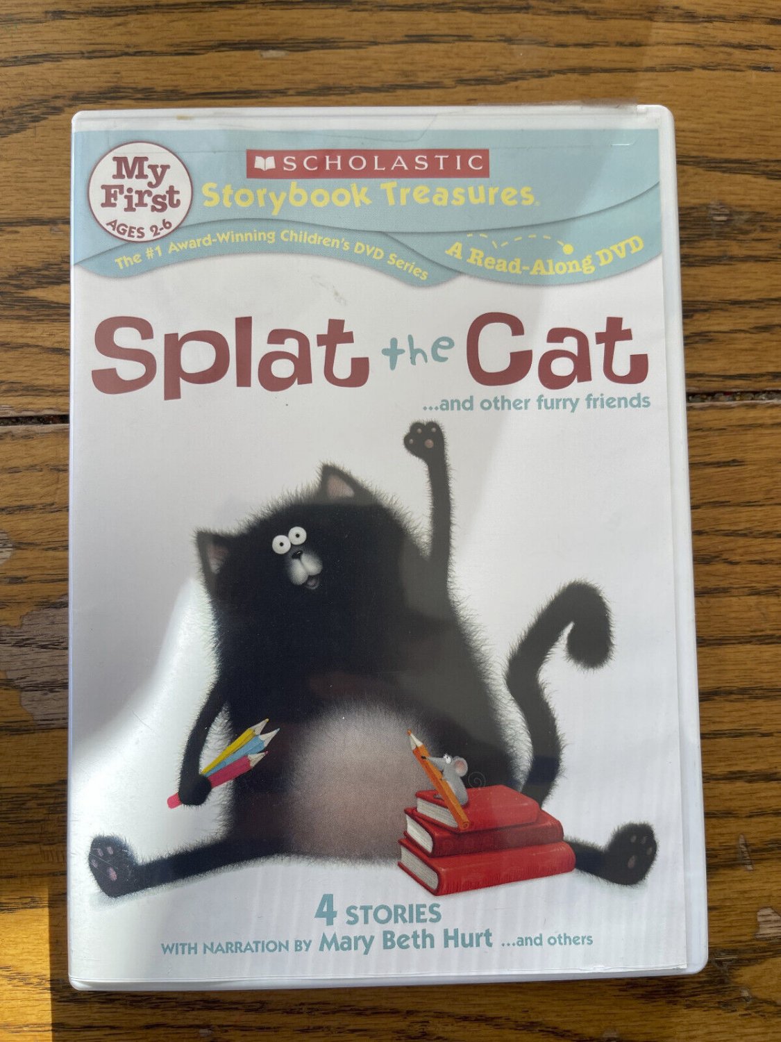 Splat the Cat & other furry friends by Scholastic DVD Movie 4 Stories ...