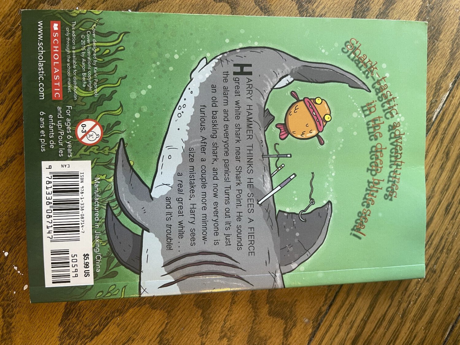 Shark School by Davy Ocean The Boy Who Cried Shark Book 9781338087147 ...