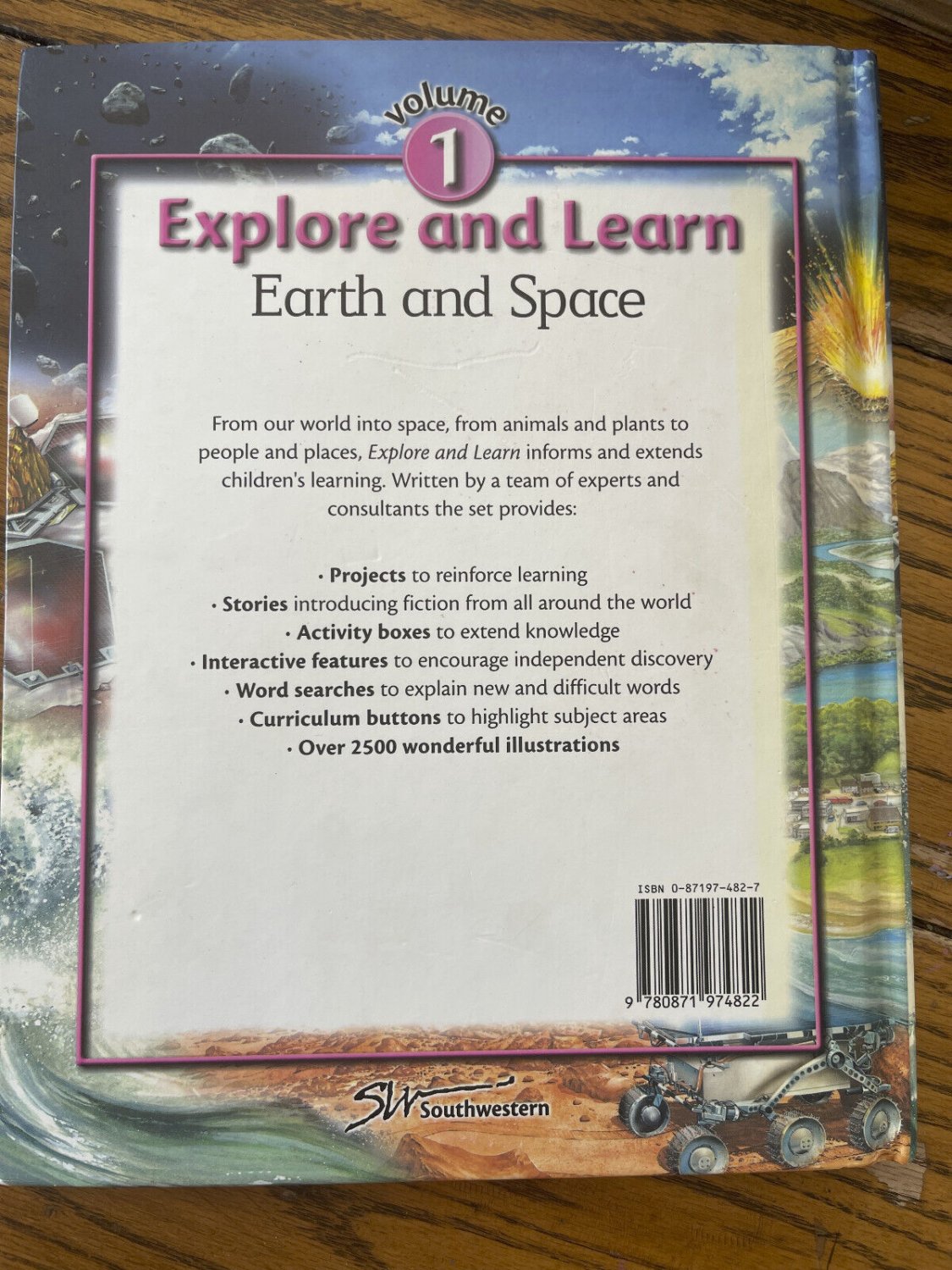 Explore & Learn Volume 1 Earth and Space Hardcover Homeschool Science Book