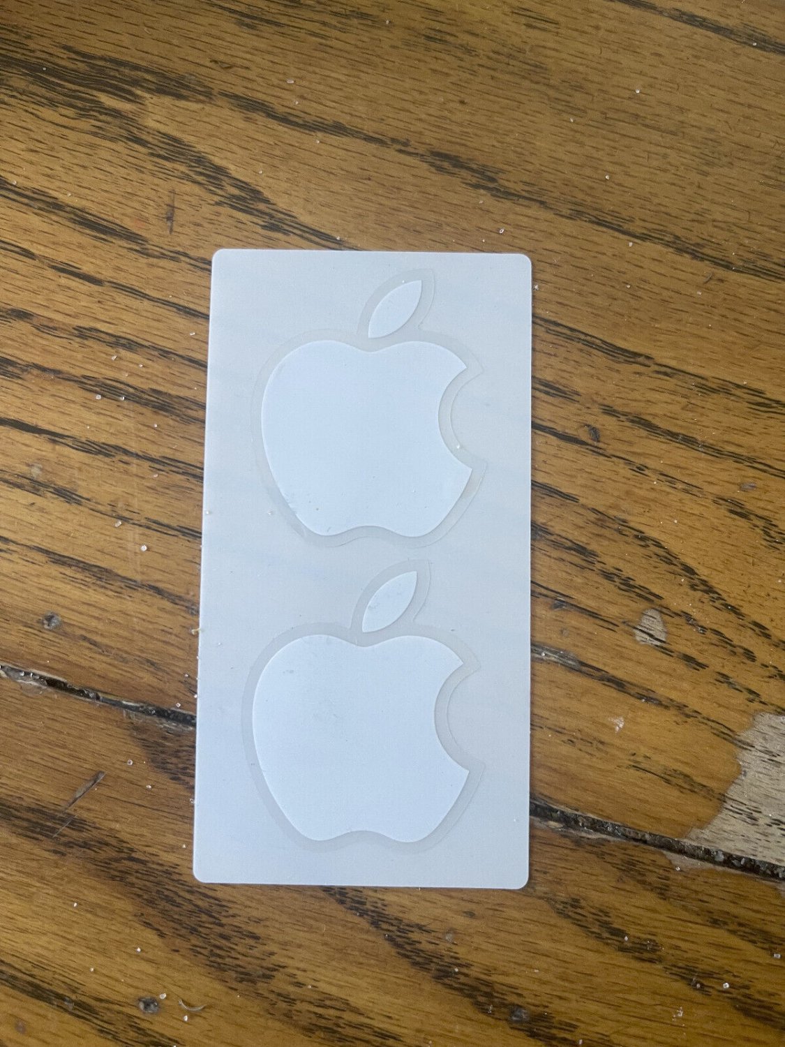 New Authentic Apple Logo Stickers for Iphone or Ipad 2 Decal Genuine ...