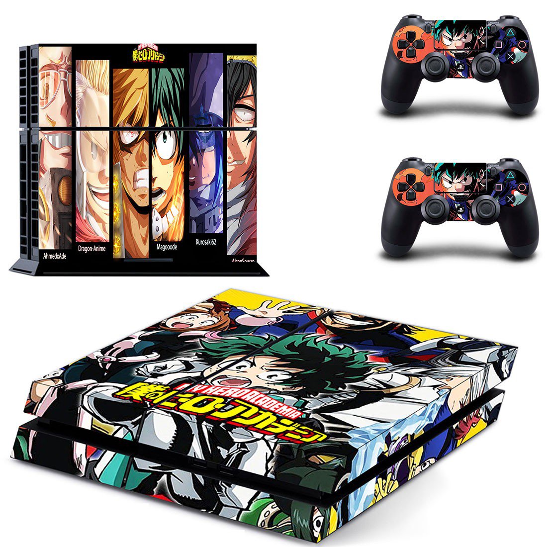 My Hero Academia decal skin for PlayStation 4 Console & Controllers