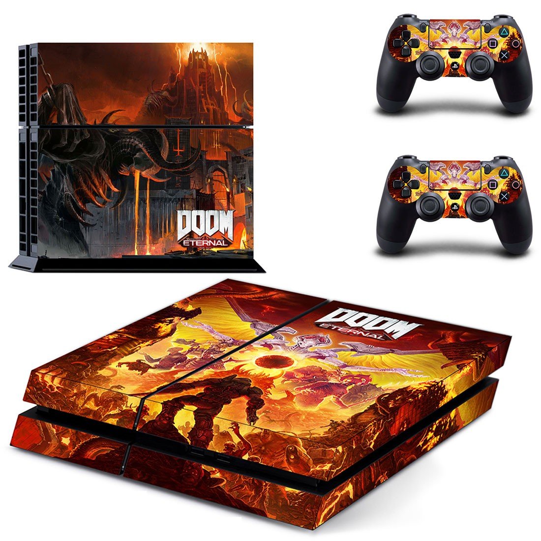 Doom Eternal decal skin for PlayStation 4 Console & Controllers