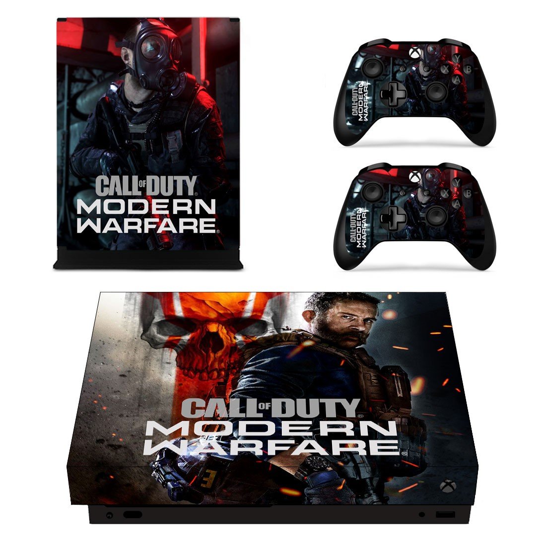 Call of Duty modern warfare decal skin for Xbox one X Console & Controllers