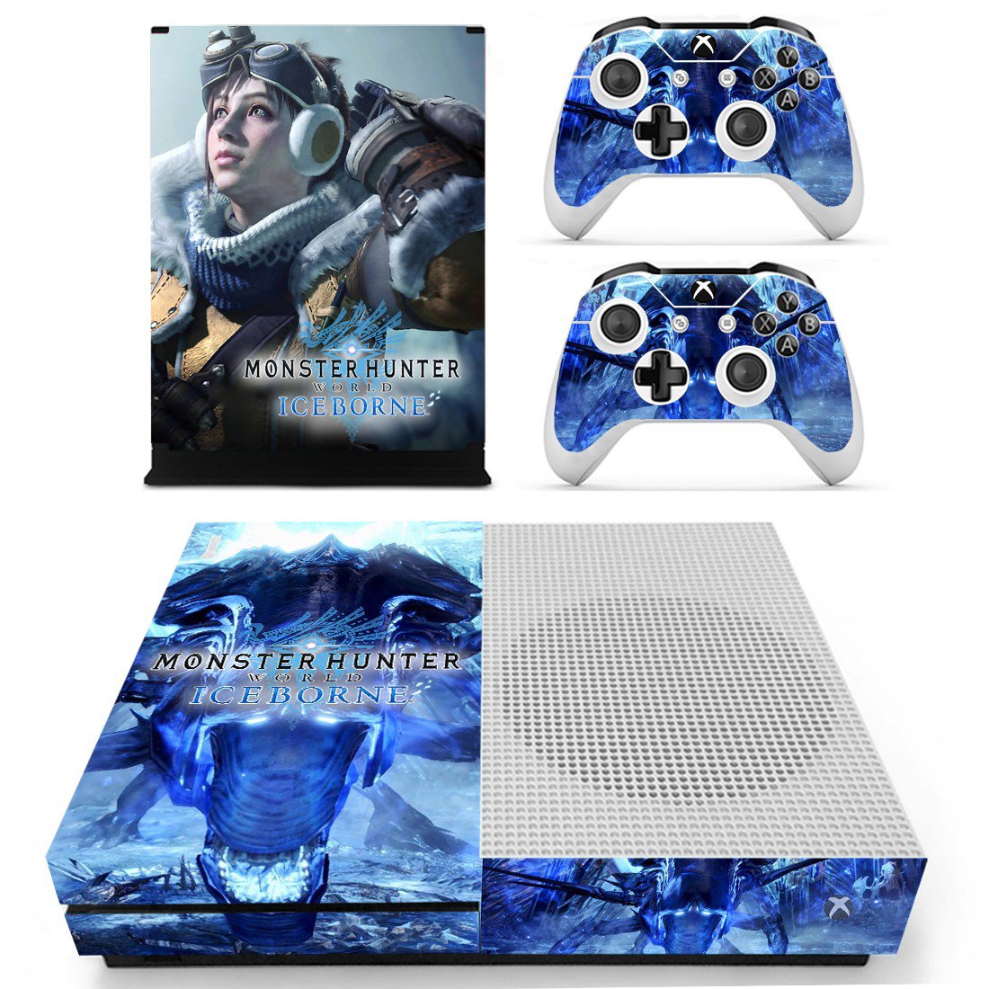 Monster Hunter World iceborne decal skin for Xbox one S Console ...