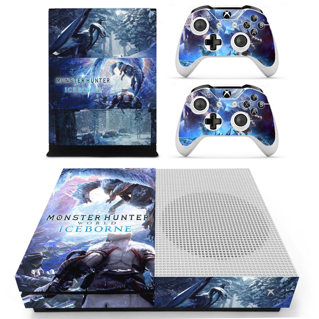 Monster Hunter World iceborne decal skin for Xbox one S Console ...