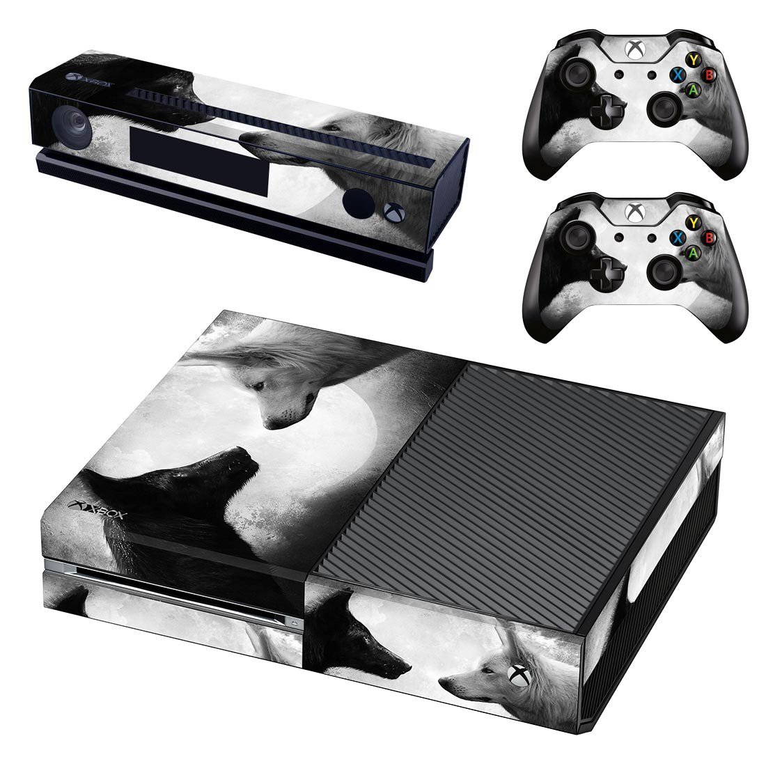 Wolf decal skin for Xbox one Console & Controllers