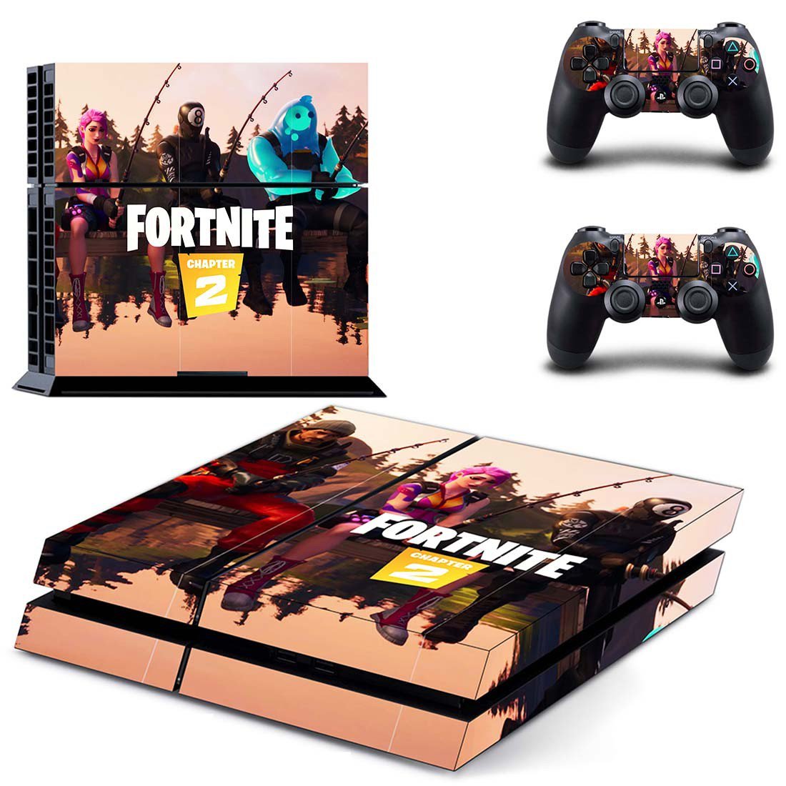 Fortnite decal skin for PlayStation 4 Console & Controllers