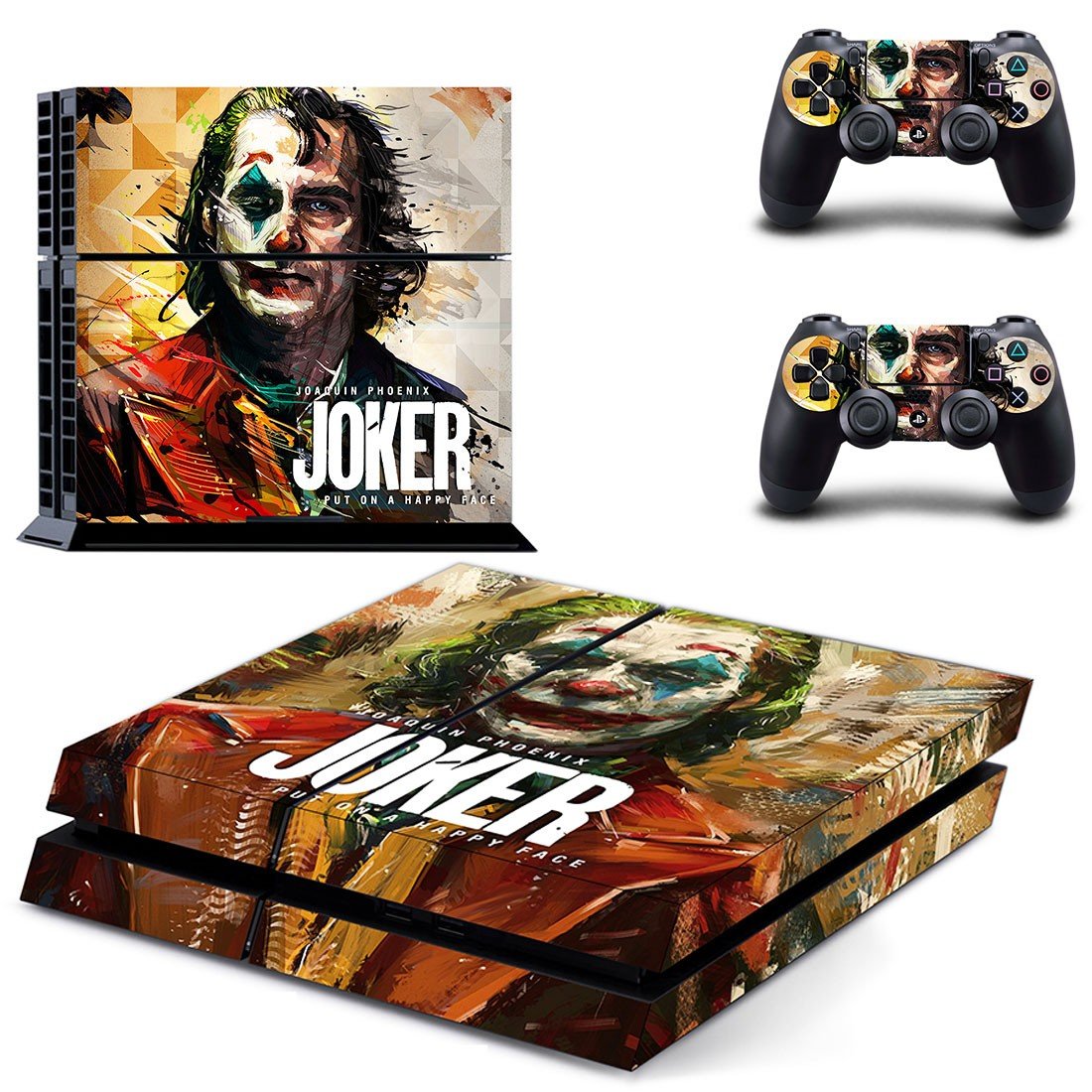 Joker Joaquin Phoenix decal skin for PlayStation 4 Console & Controllers