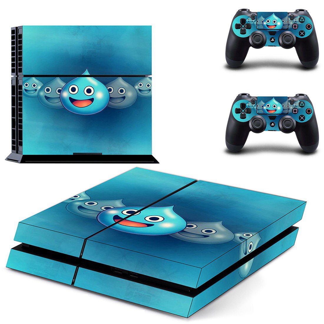 Dragon Quest 8 slimy smiley decal skin for PlayStation 4 Console ...