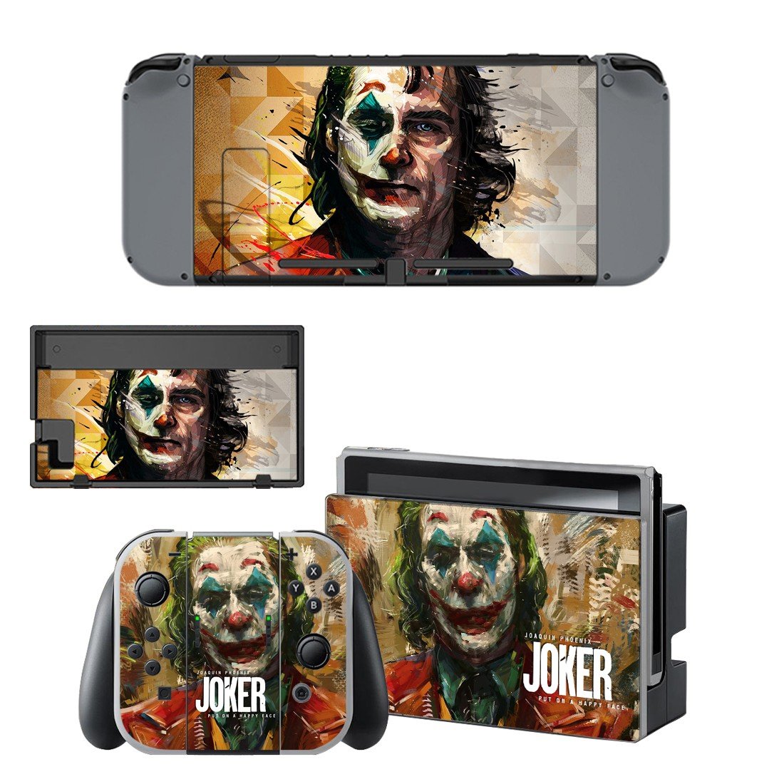 Joker Joaquin Phoenix decal skin for Nintendo Switch Console & Controllers