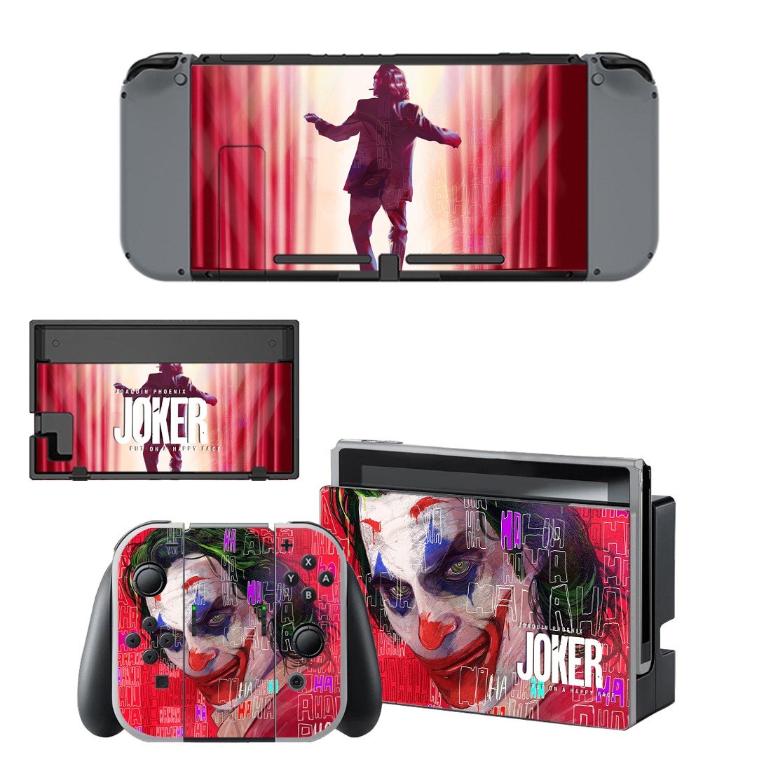 Joker Joaquin Phoenix decal skin for Nintendo Switch Console & Controllers