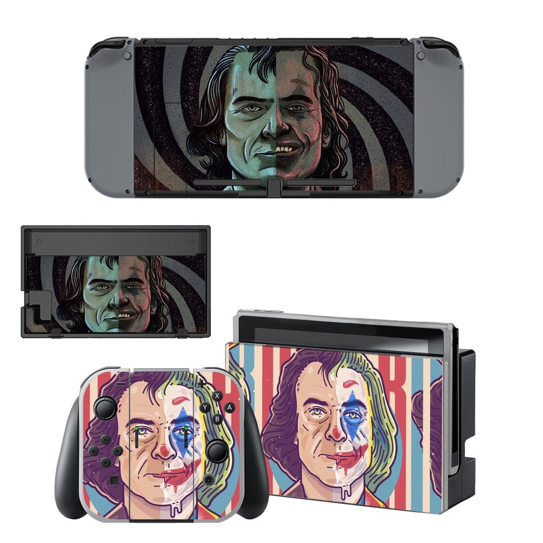 Joker Joaquin Phoenix decal skin for Nintendo Switch Console & Controllers