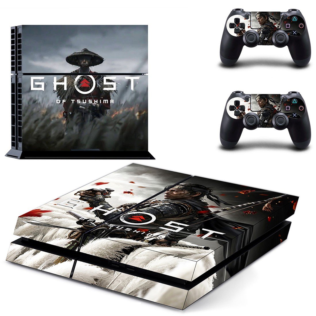 Ghost of Tsushima decal skin for PlayStation 4 Console & Controllers