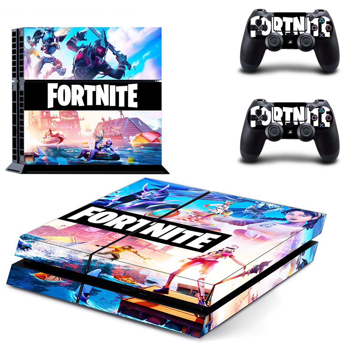 Fortnite decal skin for PlayStation 4 Console & Controllers