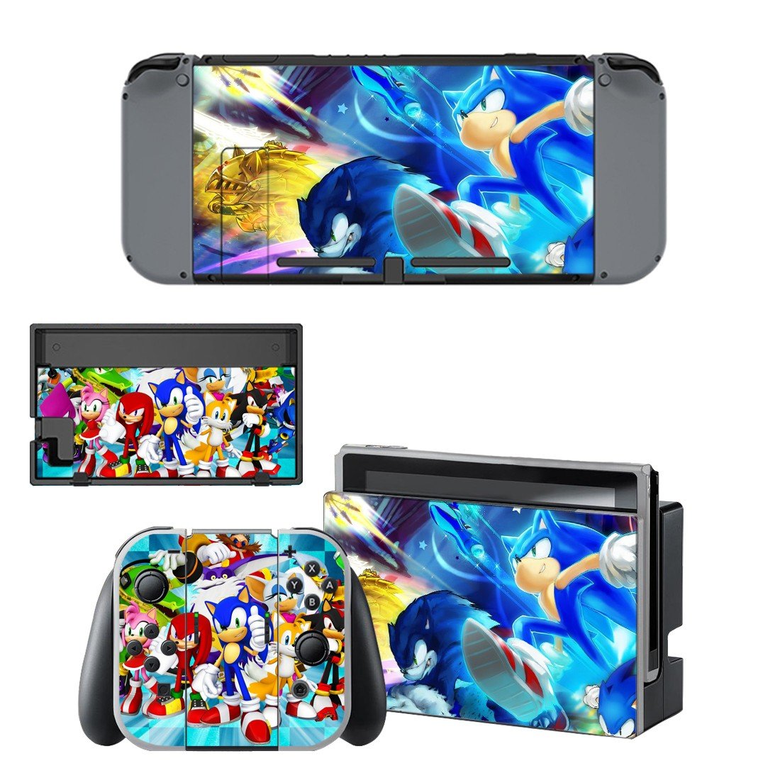 Sonic the Hedgehog decal skin for Nintendo Switch Console & Controllers