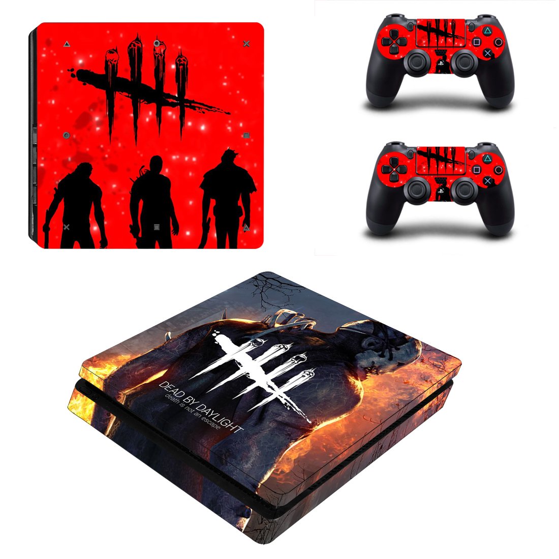 Dead by Daylight decal skin for PS4 Slim Console & Controllers