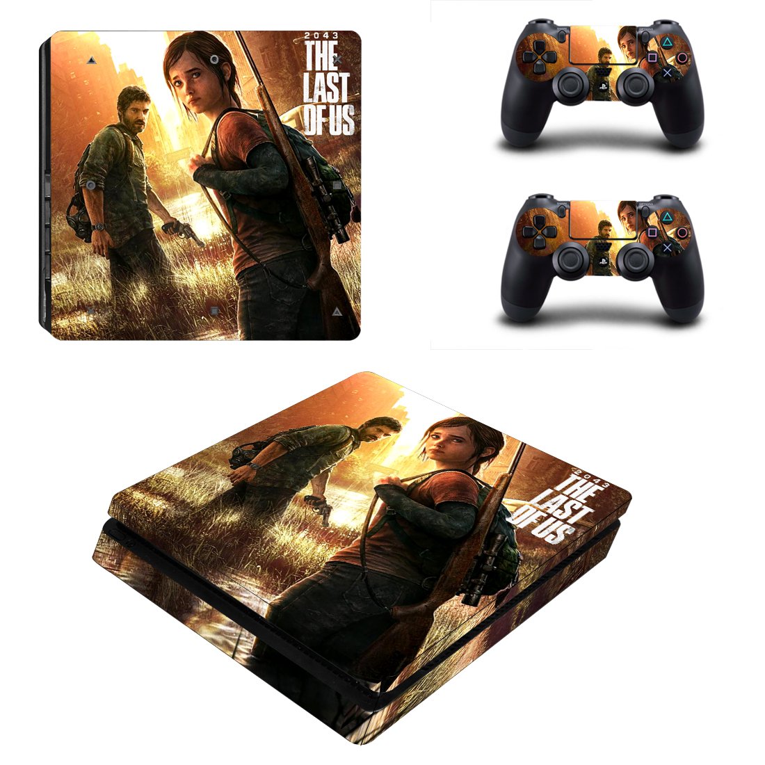 The last of us decal skin for PS4 Slim Console & Controllers