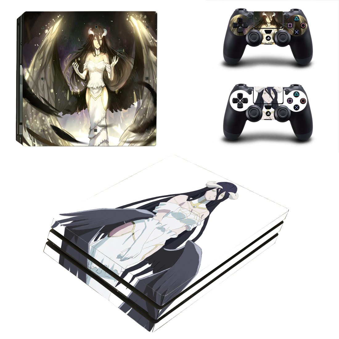 Anime decal skin for PS4 Pro Console & Controllers