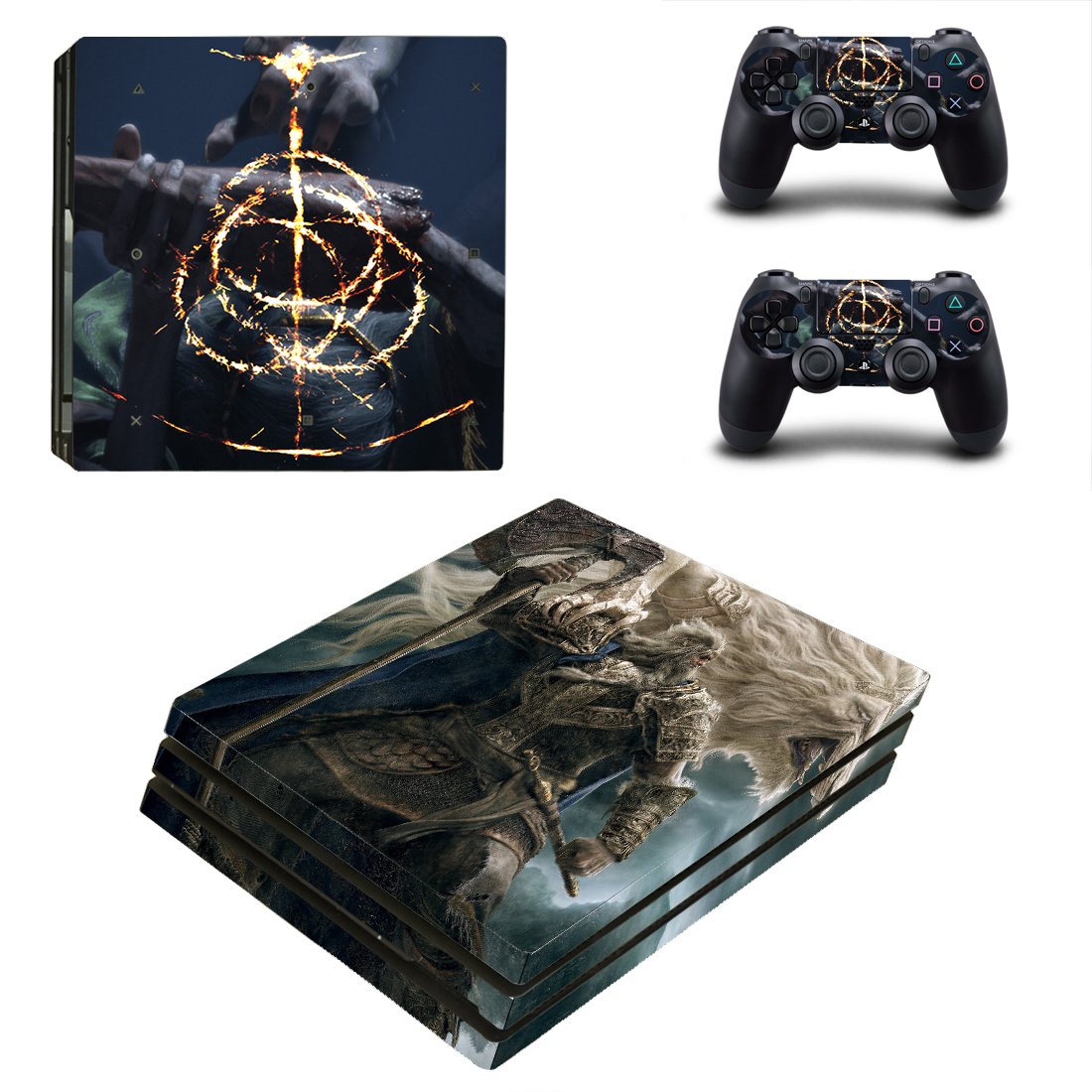 Elden Ring decal skin for PS4 Pro Console & Controllers