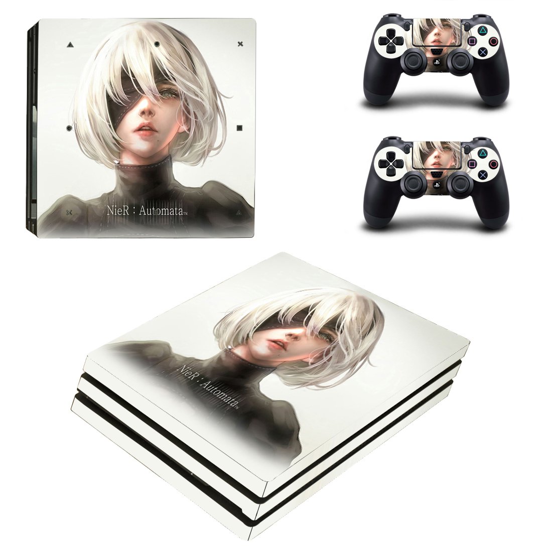 NieR Automata decal skin for PS4 Pro Console & Controllers
