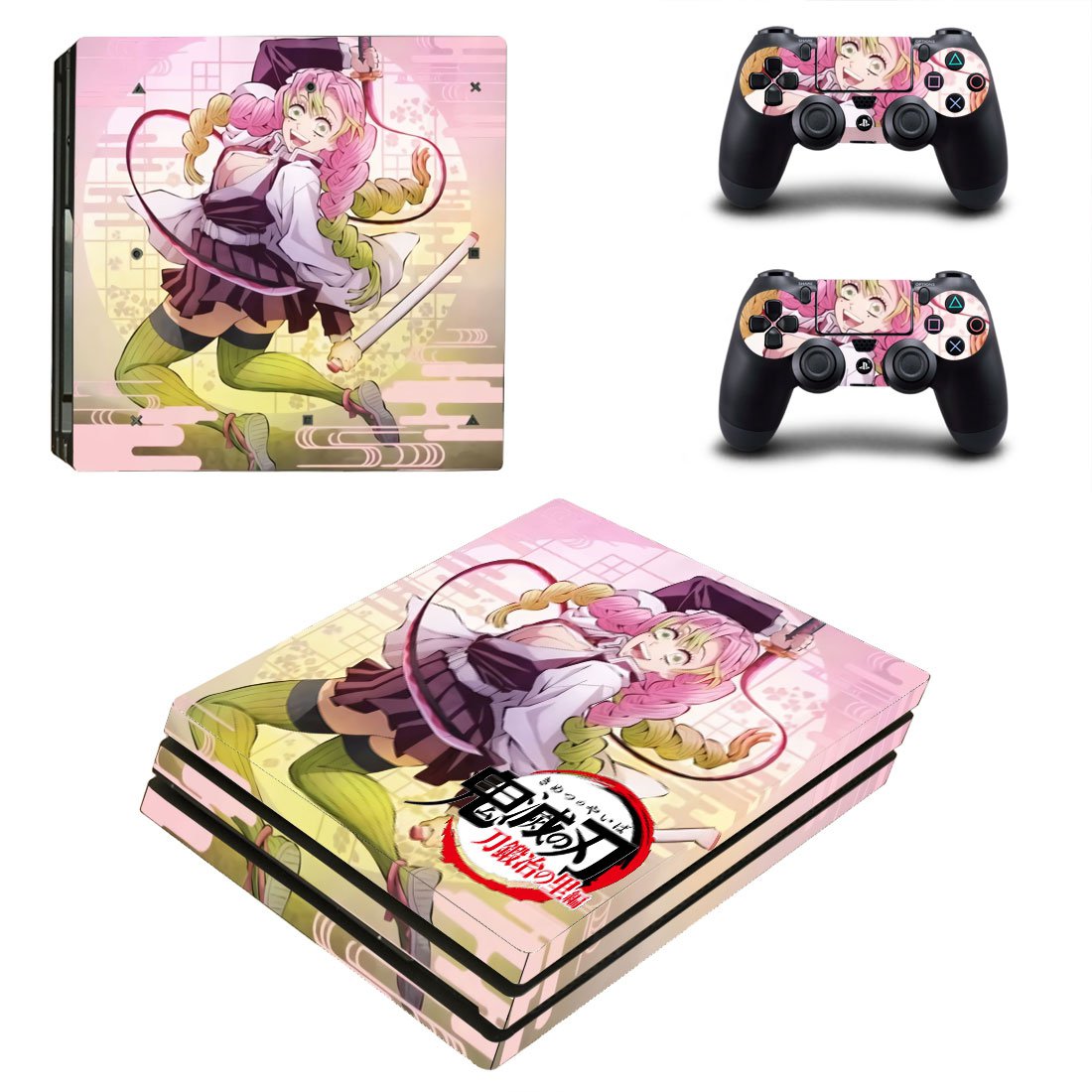 Demon Slayer decal skin for PS4 Pro Console & Controllers