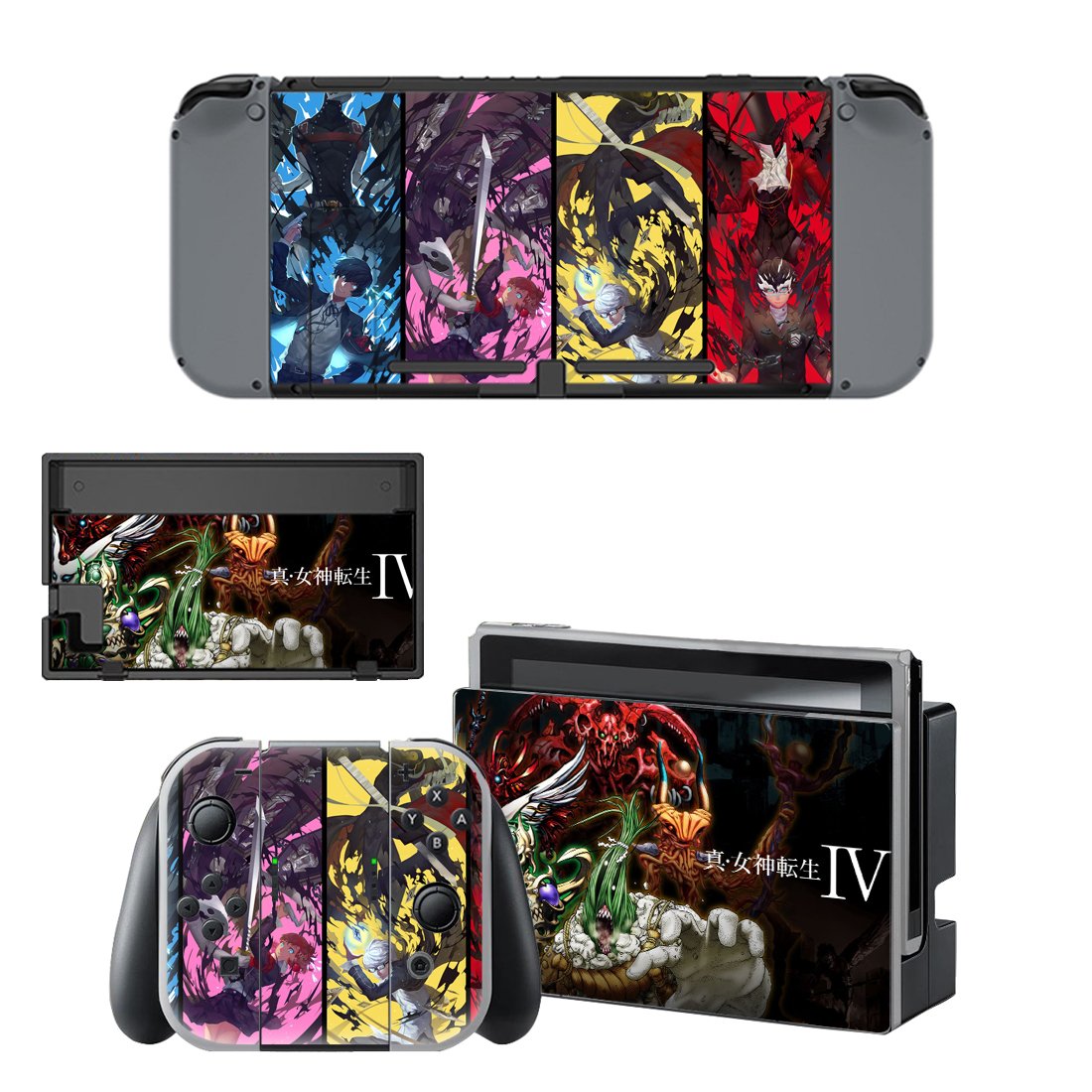 Shin Megami Tensei Persona decal skin for Nintendo Switch Console ...