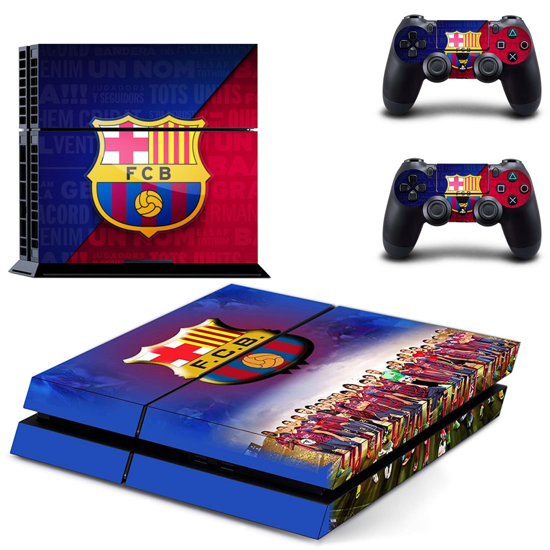 FC Barcelona decal skin for PlayStation 4 Console & Controllers