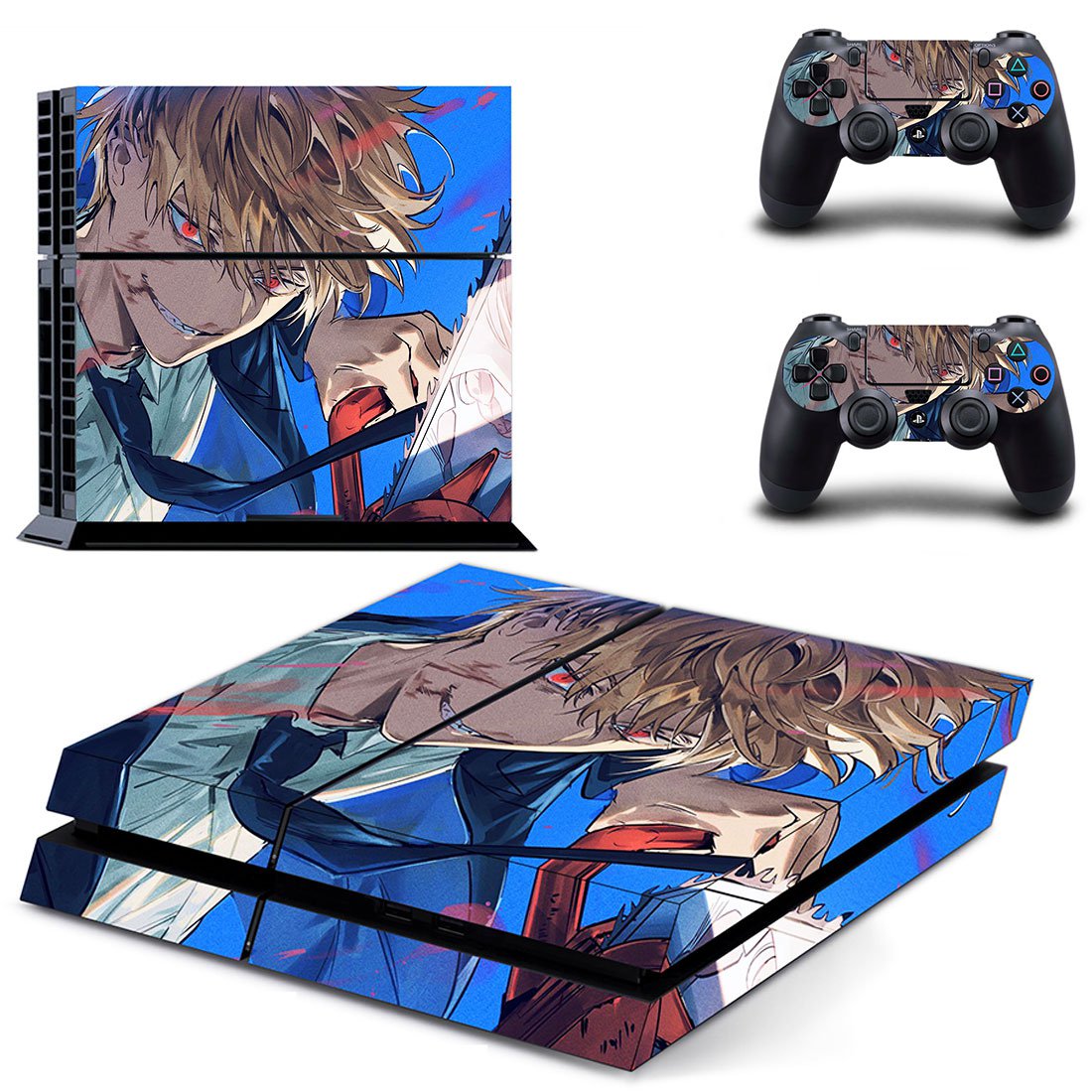 Chainsaw Man Machima decal skin for PlayStation 4 Console & Controllers