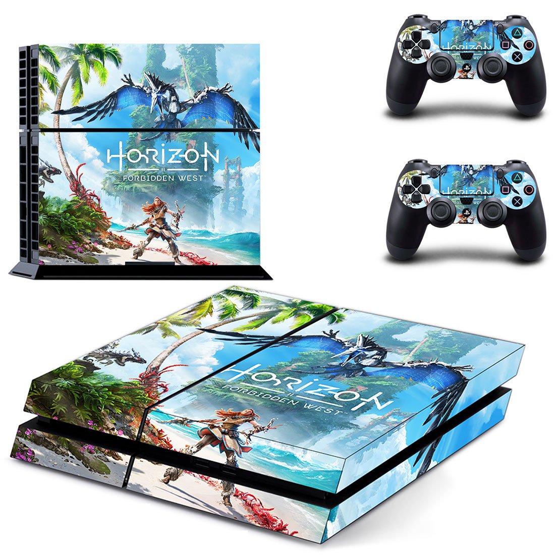 Horizon Forbidden West decal skin for PlayStation 4 Console & Controllers