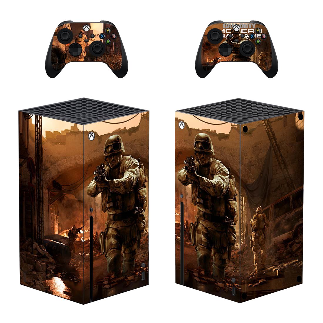 COD Modern Warfare decal skin for Xbox Series X Console & 2 Controllers
