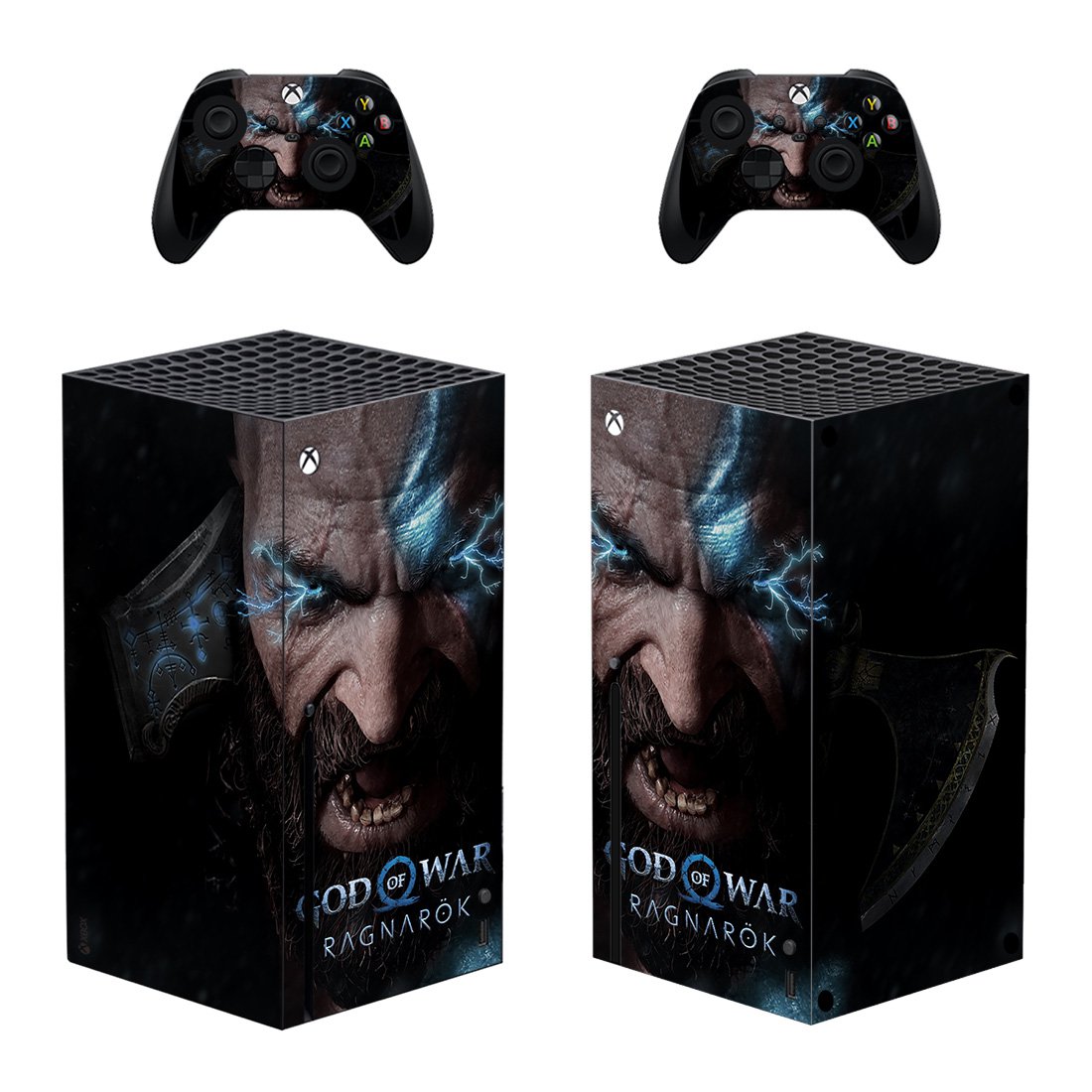 God of War Ragnarok decal skin for Xbox Series X Console & 2 Controllers