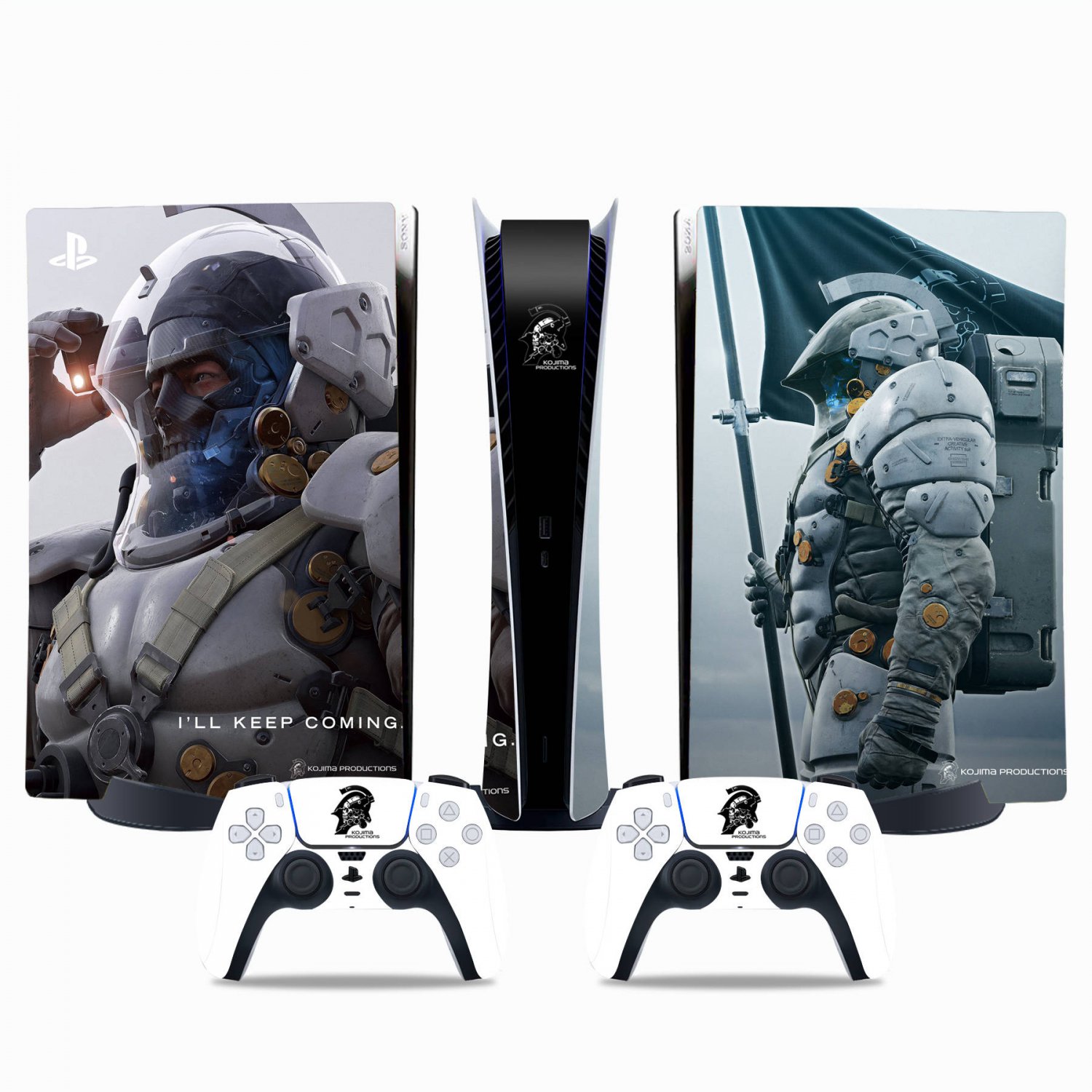 Death Stranding decal skin for PS5 digital Console & 2 Controllers