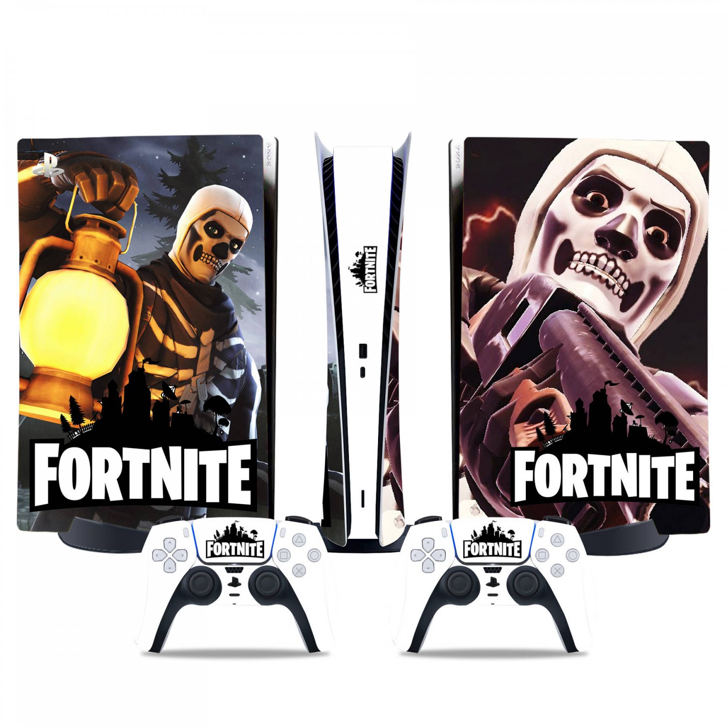 Fortnite decal skin for PS5 digital Console & 2 Controllers