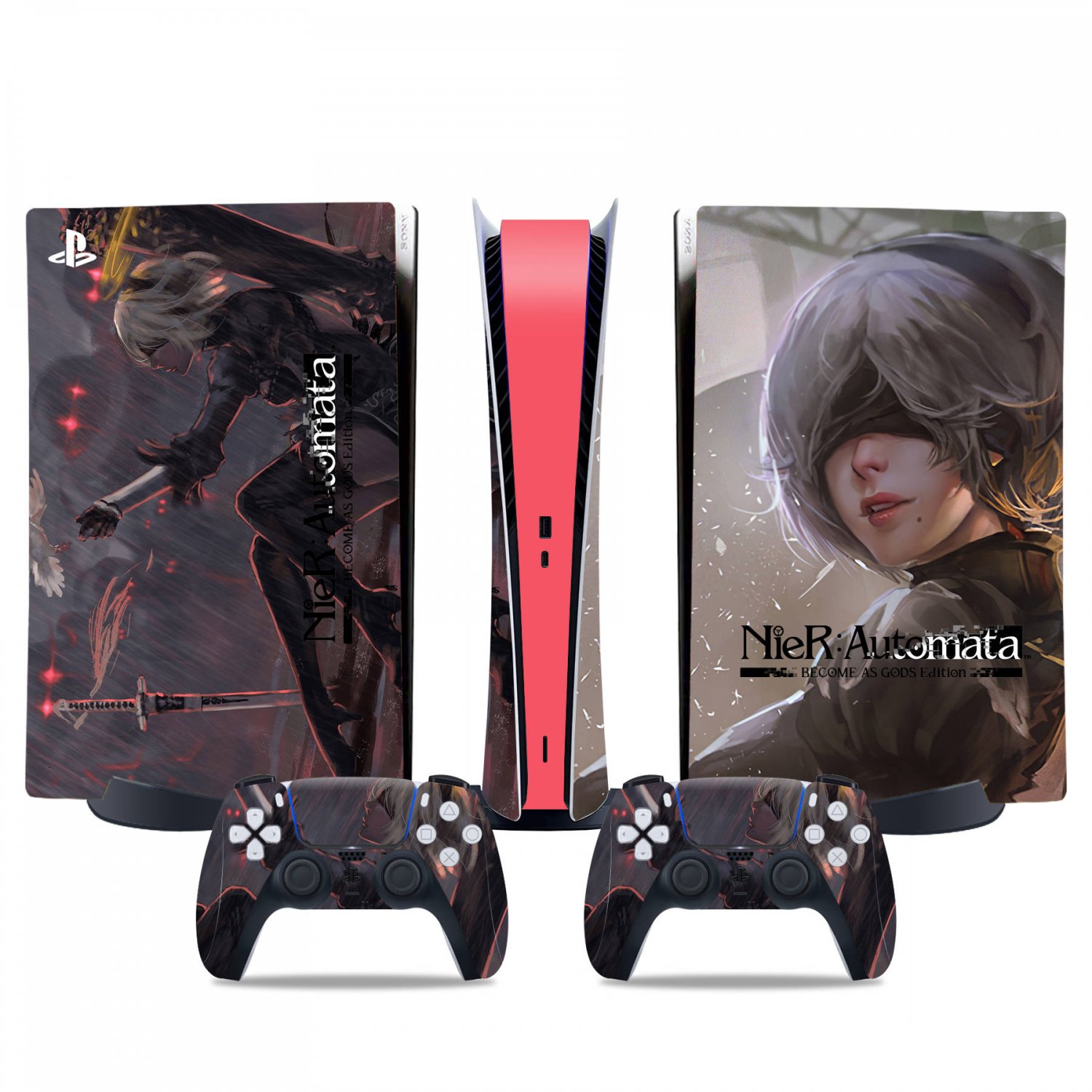 Nier Automata decal skin for PS5 digital Console & 2 Controllers