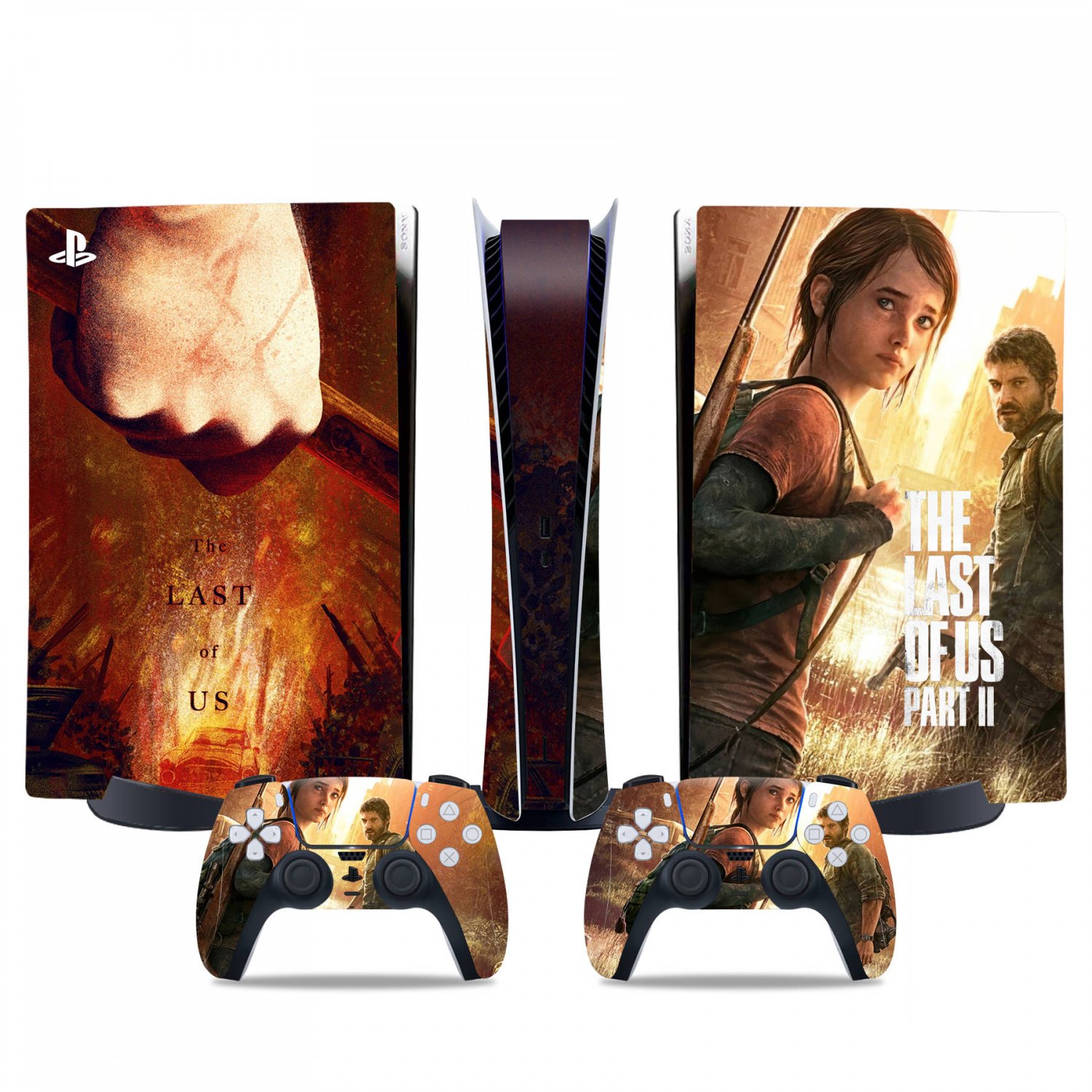 The Last of us decal skin for PS5 digital Console & 2 Controllers